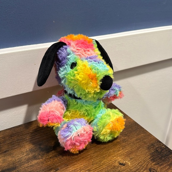 Hallmark | Toys | Hallmark Peanuts Snoopy Multi Color Tie Dye Rainbow ...